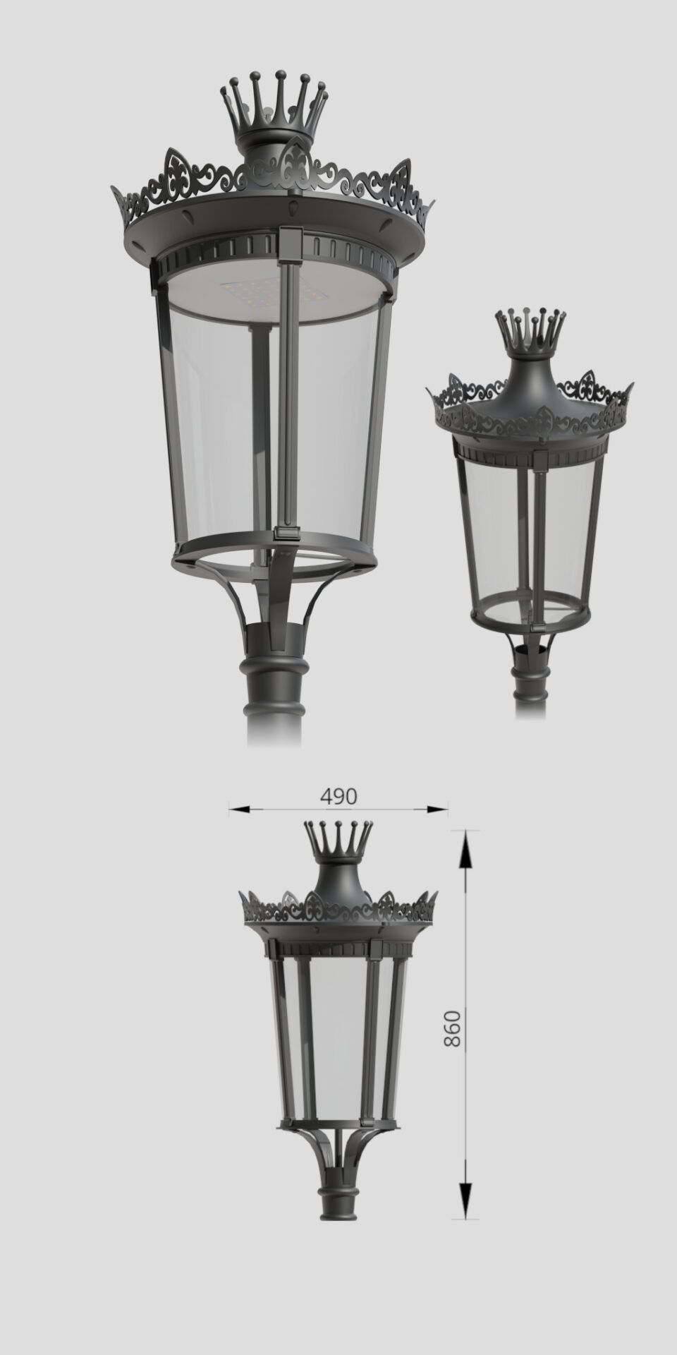 Luminary: 42 Fiona - Art Metal